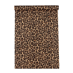 Self Adhesive Thick Vinyl Decorative Leopard Shelf Liner Contact Paper for Cabinets Dresser Drawer Furniture Walls 15.7X117 Inches
