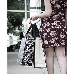 SE Assorted Color Jumbo Aluminum Carabiners (12 PC.) - 1297A-12