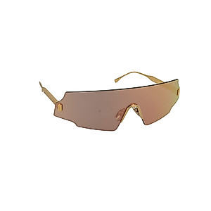FENDI Shield Sunglasses FF0440S 0000J Gold 99mm 440