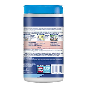 Lysol Disinfectant Wipes, Multi-Surface Disinfectant Cleaning Wipes, For Disinfecting and Cleaning, Crisp Linen, 80 Count (Pack of 4)
