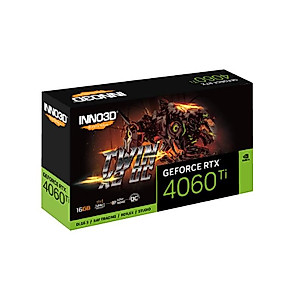 INNO3D nVidia GeForce RTX 4060 Ti TWIN X2 OC 16GB GDDR6, 2595MHz Boost Clock, RAM 18Gbps, 3xDP, 1xHDMI, 250x118x42mm (4060TI)