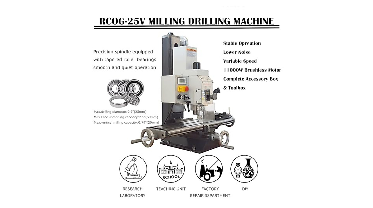 INTBUYING Mini Milling Machine - High Precision & Versatile