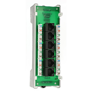 Leviton 47605-C5B CAT5 PWA MOD FOR STRUCTURED MEDIA 6PORT