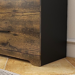 Panana 2-Drawer Wood Lateral File Cabinet, Filing Cabinets Anti-Tilt Mechanism for Home Office Storage Organization, Accommodates Letter/A4/Legal Size, New Heightened Drawer Design Home Office (Wood)