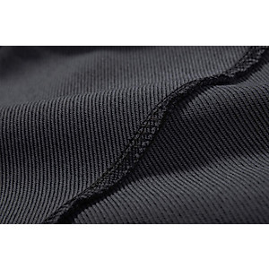 CRYSULLY Men Running Jogging Training Bike Sweatpants Workout Shorts with Zipper Pockets Black