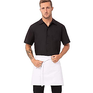 Chef Works Unisex Four-Way Apron, White, One Size