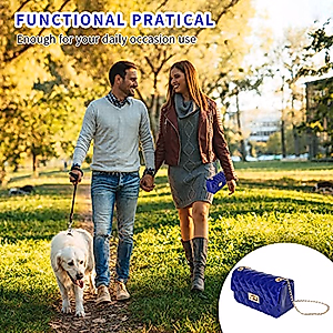 ONLVAN Summer Jelly Crossbody Bag Purse，Fashion Ladies Shoulder Bag, Candy Color Jelly Handbags, Crossbody Bag for Women Girls (Royal Blue)