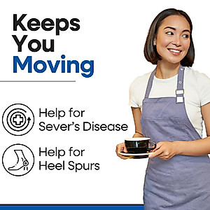 Arch Supports for Plantar Fasciitis Relief | Compression Sleeve Foot Brace For Heel Pain, Bone Spurs, Flat Feet, High Arches | Copper Infused Arch Support Bands for Women & Men Over Socks Fit Most