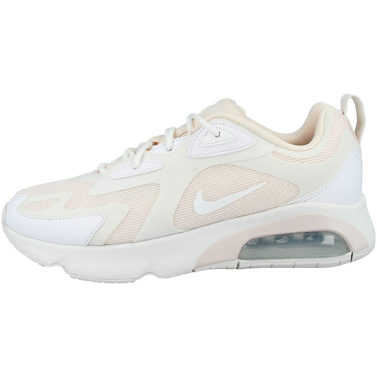 Nike Women's Air Max 200 Running At6175 Shoes, Light Soft Pink/White, 8