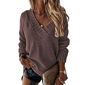 XKLVMH Women's Sweaters Long Pullover Sweater for Women Casual Winter Sweaters for Women 2023 Trendy Long Sleeve Cropped Sweaters for Women Sweaters for Women Plus Size Fall Turtleneck Cropped