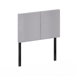 Furinno Roanne Upholstered Headboard, Twin, Glacier