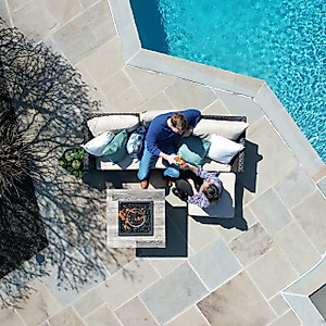 Carson Brown 30” Square Gas Fire Table