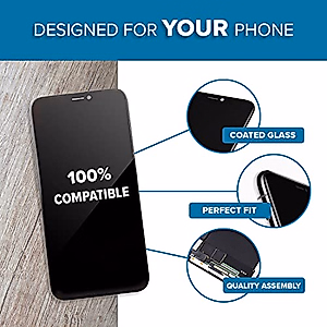 Ace Tech Cellular Compatible with iPhone Xs LCD Screen Replacement 5.8 inch (Model A1920, A2097, A2098,A2099, A2100) Display Digitizer Assembly Touch Screen