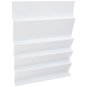 Vance 16 x 21 inch Trimmable Universal Spice Rack Drawer Organizer | White Kitchen Storage Tray for Cabinet Drawers and Shelves | Tiered Pantry Insert for Spices, Seasonings, Vitamins, or Herbs