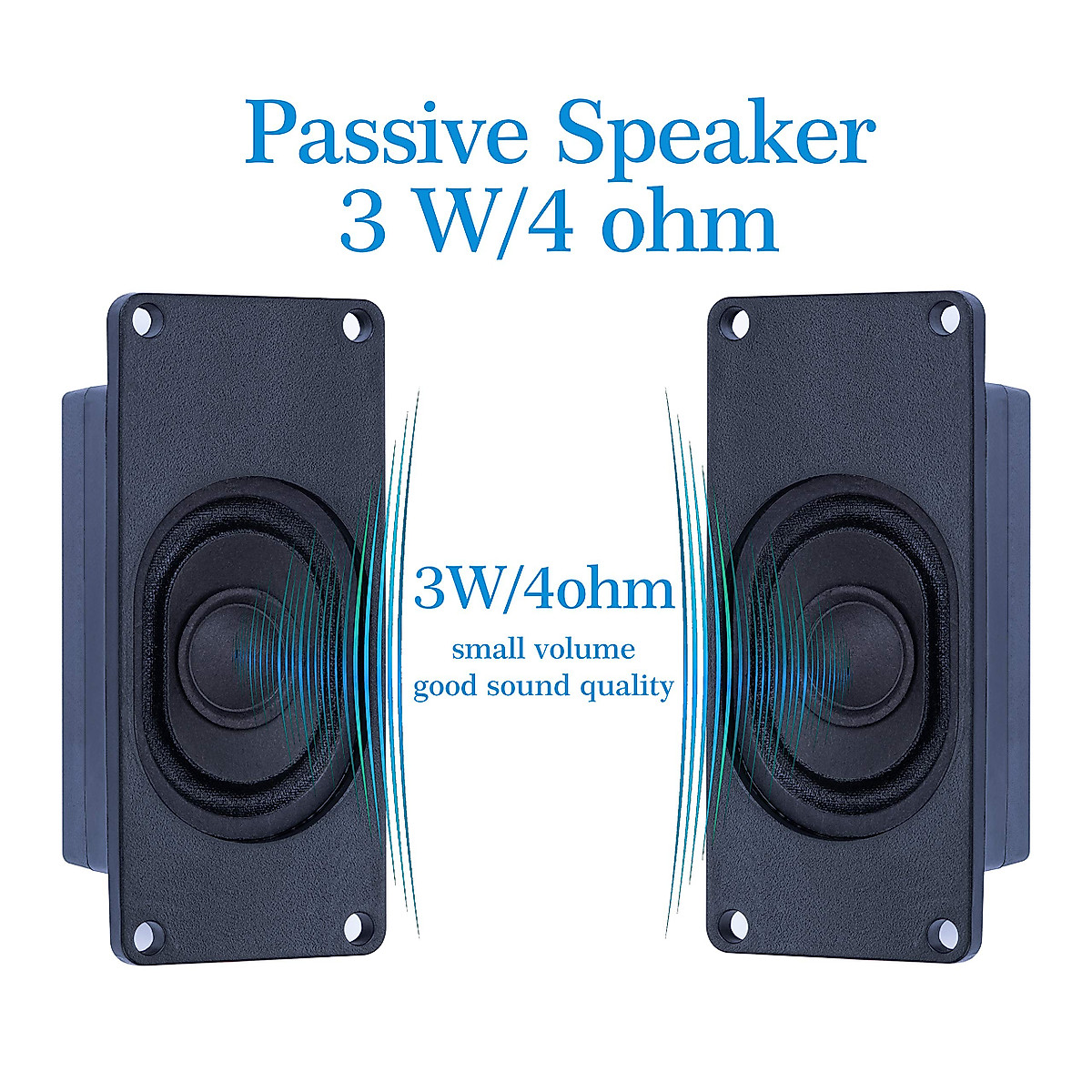 CQRobot Speaker 3 Watt 4 Ohm Compatible with Arduino Motherboard, JST-PH2.0 Interface. It is Ideal for a Variety of Small Electronic Projects.