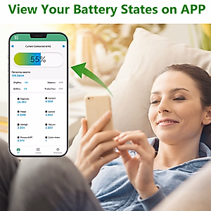 LOSSIGY 12V 100AH LiFePO4 Lithium Battery, Low Temp Protection with 100A Bluetooth BMS, 10 Yrs Lifespan, 400A Peak Current, Perfect for Golf Cart, Trolling Motor, Solar System, RV, Marine