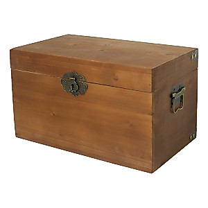 Kepciti Solid wood storage box, decorative props storage box, jewelry storage box, manual storage box with lid
