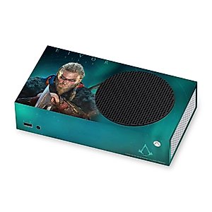 Head Case Designs Officially Licensed Assassin's Creed Male Eivor Valhalla Key Art Vinyl Sticker Gaming Skin Decal Cover Compatible With Xbox Series S Console