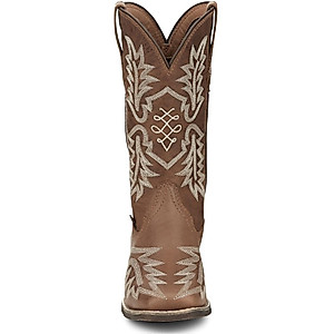 JUSTIN Boots Women's Gypsy Carsen Rustic Tan Cowgirl Boot Tan 11 B