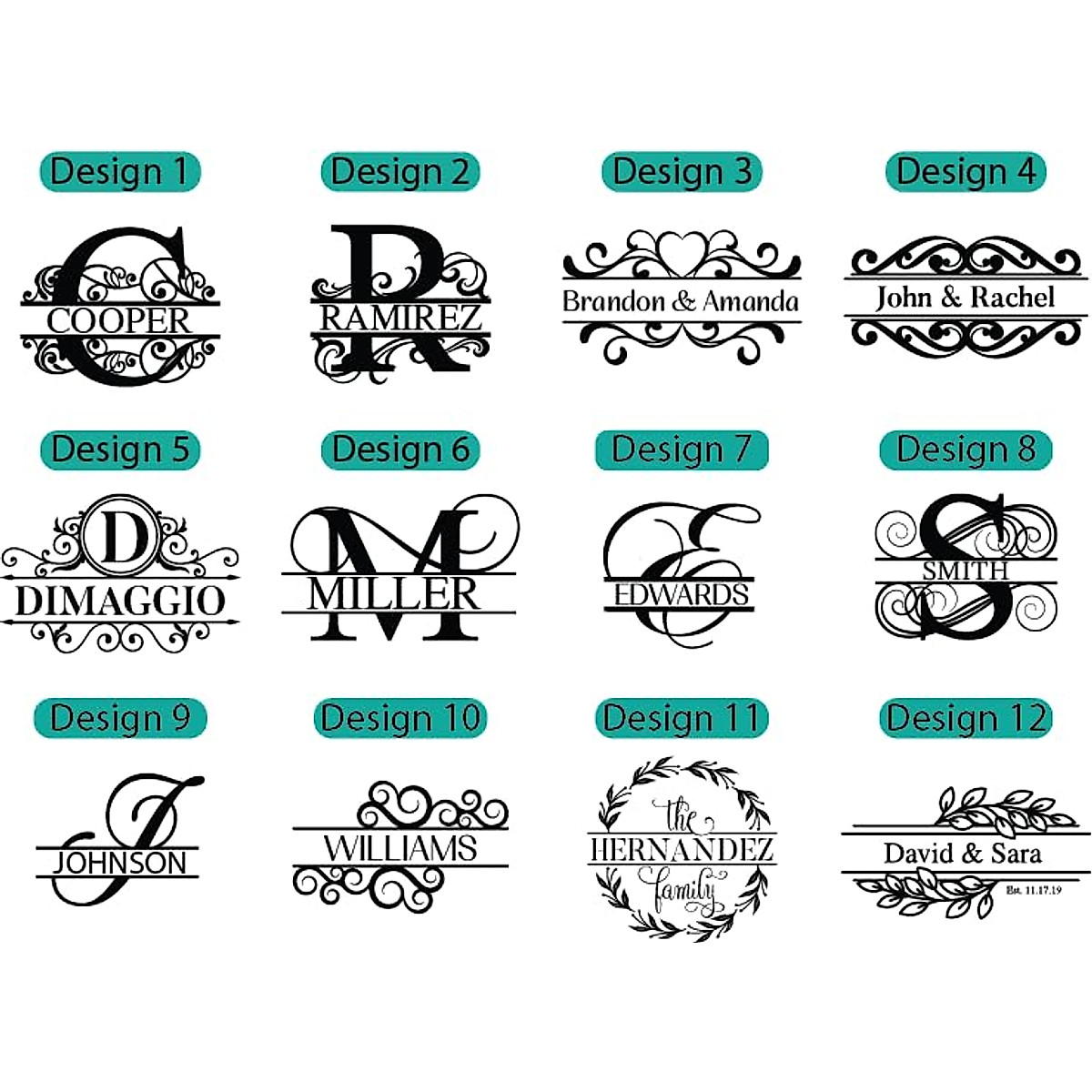 MODERN MADE DESIGNS Handmade Cutting Board, Personalized Bamboo, Walnut, Cherry or Maple Wood Engraved Boards USA Made, Customizable for Weddings, Anniversary, Housewarming, Kitchen Decor, Gift Idea