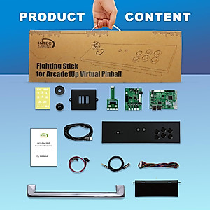 Switch Fighting Stick for Arcade1Up'S Digital Pinball - Expand Your arcade 1up Pinball Games, Play Your Switch on The Pinball, Modded Switch Joysticks Specially Designed for Arcade 1 Up Pinball
