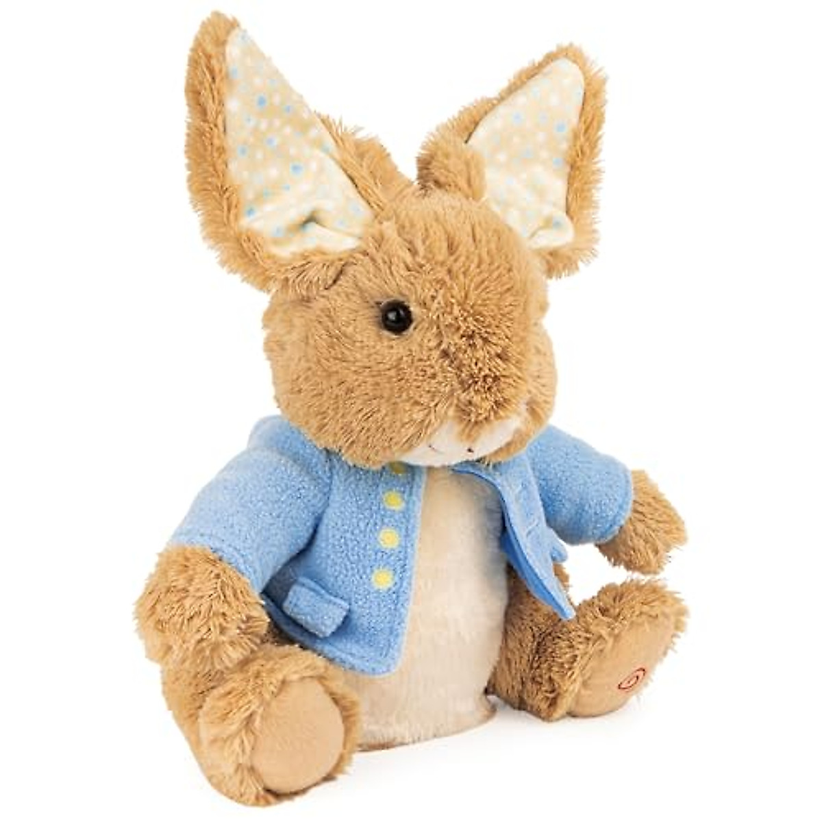 GUND Beatrix Potter Peter Rabbit Peek-a-Ears Animated Plush, Interactive Bunny Stuffed Animal, Sensory Toy for Babies and Toddlers, 11”