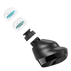 SpinFit CP1025 & CPA2 for Galaxy Buds Pro & Pixel Buds Pro & Jabra 85T- M/ML - Black - Medical Grade Silicone Patented Replacement Ear Tips and Adapters for Supreme Comfort and Sound Performance