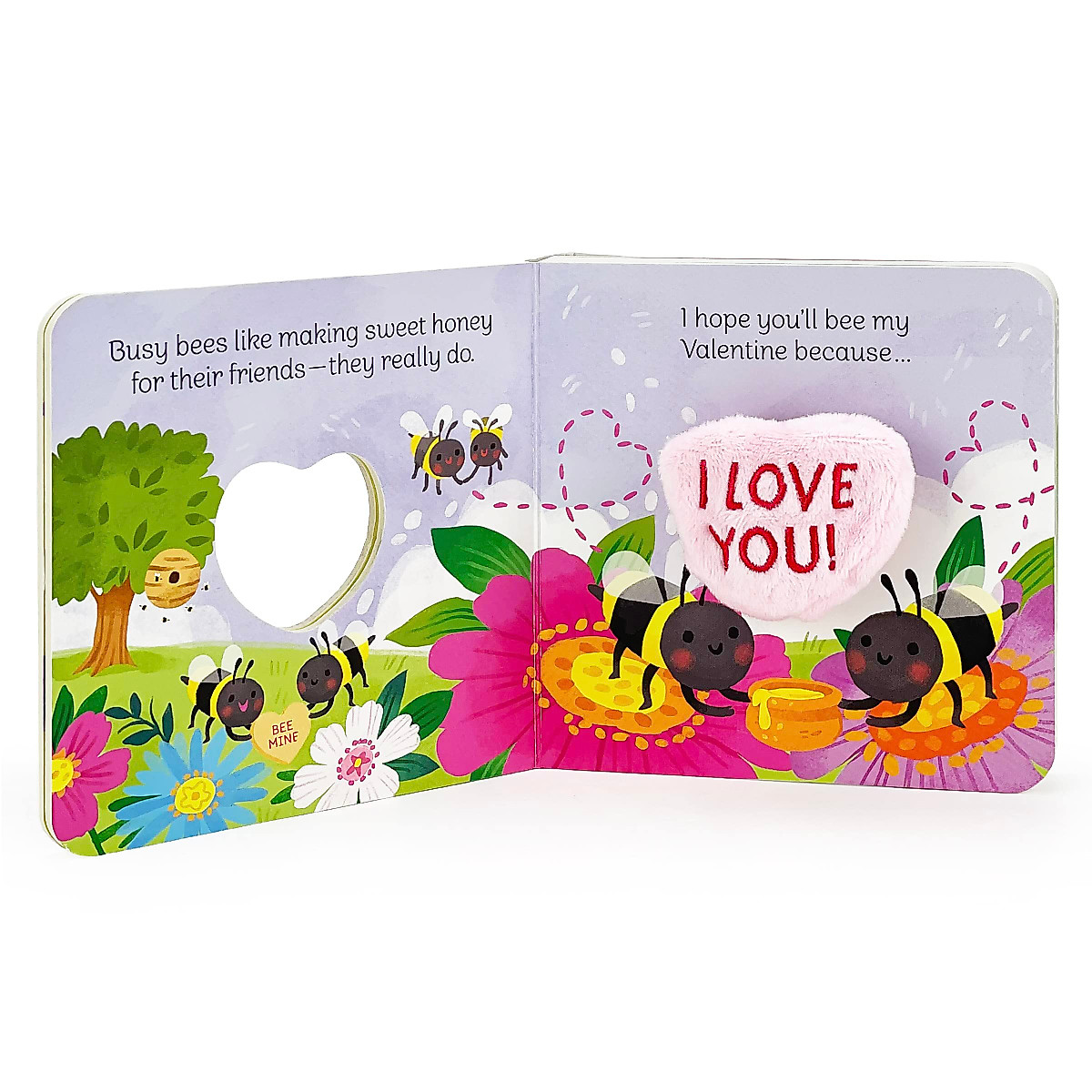 My Little Valentine Finger Puppet Valentines Board Book Ages 0-4