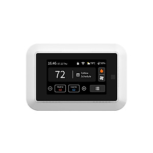 Homenex Wi-Fi Smart Thermostat with 1 Remote Sensor, Touch Display, C-Wire Required, Compatible with Alexa