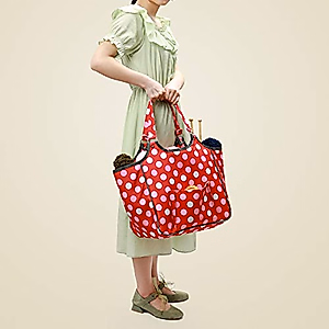 Huge Knitting Bag Yarn Tote Bag Organizer, Knitting Tote Crochet Bags for Yarn Portable Storage for Carrying Unfinished Project, Knitting Needles Kits and Yarn