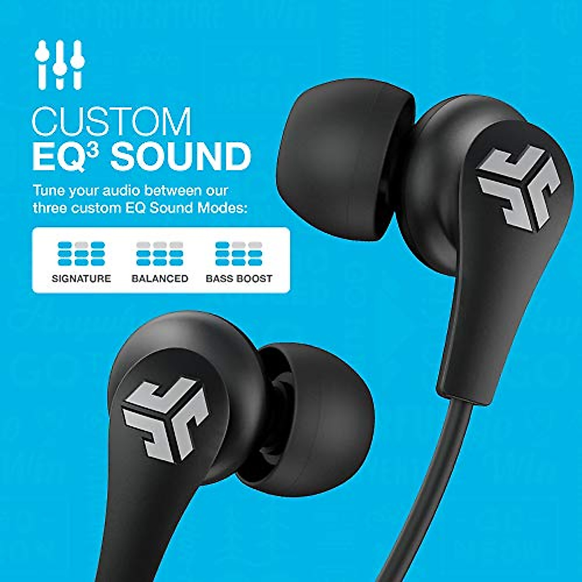 JLab JBuds Pro Bluetooth Wireless Signature Earbuds | Titanium 10mm Drivers | 6-Hour Battery Life | Music Controls | Noise Isolation | Bluetooth 4.1 Extra Gel Tips and Cush Fins | Black