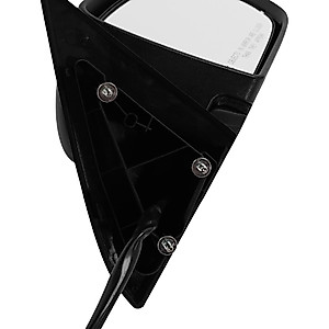 Kool Vue Driver & Passenger Side Power Heated Mirrors for Jeep Cherokee 2014-2018 Manual Fold With Signal Light, Blind Spot Monitor, Puddle Lamp & Auto-Dimming; Without Memory Paintable