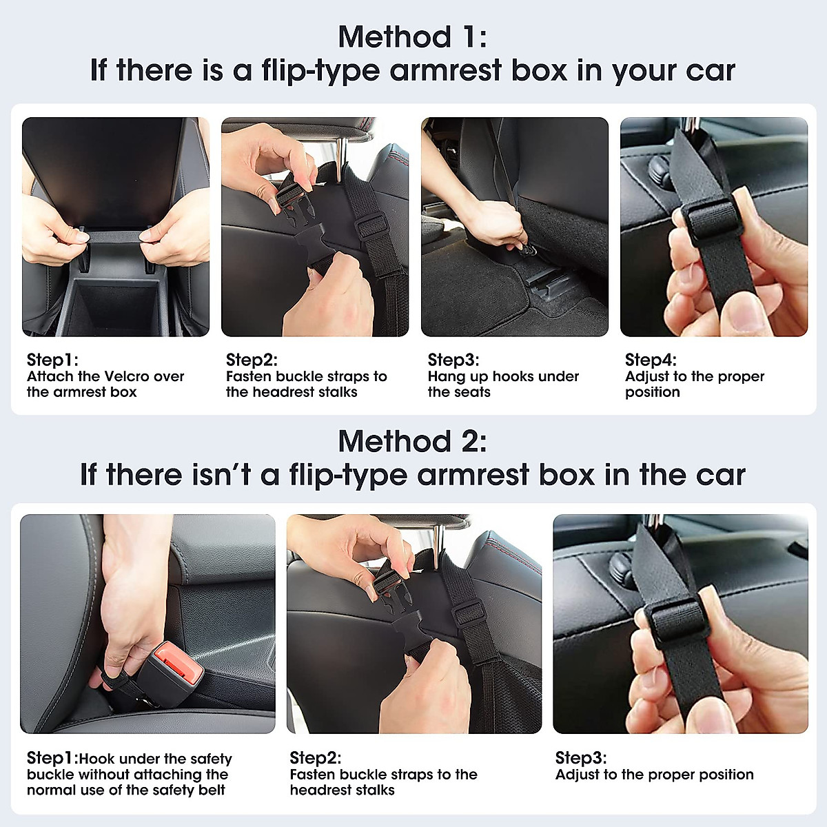 Car Handbag Holder with Extra Large Capacity, Viopic Newest 4 in 1 Car Net Pocket Handbag Holder, Strong Bearing Capacity over 20Kg, Sturdy Car Mesh Organizer for Phone, Documents, Barrier of Pet Kids