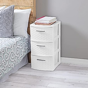 SENAX New Drawer Storage, White, Set of 2