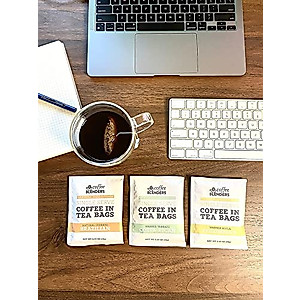 Coffee Blenders Tea Bag Coffee - Colombian Flavor 10 Count Single Serve Instant Coffee, Portable Drip T-Bag Packets, Convenient Fast Fresh Simple