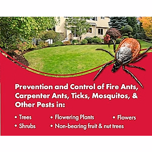 7.9% Bifenthrin Insecticide - 32 Ounces - (Compare to Leading Brands) – Professional Insect Control - Kills on Contact - Fire Ants, Ticks & More