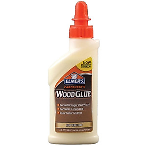 Elmer's Products E7000 Carpenters Wood Glue, 4 Fl oz, Yellow, 4 Fl oz