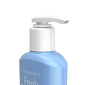 Neutrogena Foaming Facial Cleanser Makeup Remover with Glycerin Oil Soap AlcoholFree Daily Face Wash Removes Dirt Oil Waterproof, NonComedogenic, n.a, fresh, 9.6 Fl O