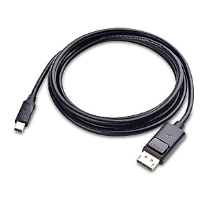 Cable Matters Mini DisplayPort to DisplayPort Cable (DisplayPort to Mini DisplayPort 1.4 Cable) with 8K 60Hz Video Resolution and HDR in Black 6 Feet - Thunderbolt and Thunderbolt 2 Port Compatible