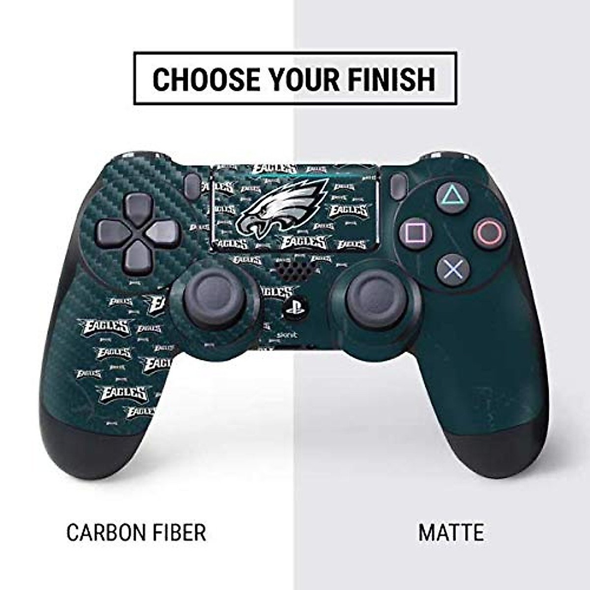 Skinit Decal Gaming Skin Compatible with PS4 Slim Bundle - Officially Licensed NFL Philadelphia Eagles Blast Design