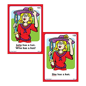 Super Duper Publications | Pronoun Parade Flash Cards | Grammar and Reading Skills Fun Deck | Educational Learning Materials for Children