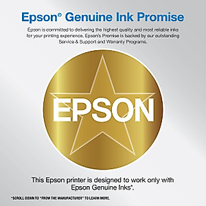 Epson Workforce Pro WF-4820 Wireless All-in-One Printer with Auto 2-Sided Printing, 35-Page ADF, 250-sheet Paper Tray and 4.3" Color Touchscreen (Renewed)