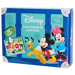 Disney Junior Mickey Mouse Countdown to Vacation, 14-pieces, 9 Figures Included, Kids Toys for Ages 3 Up, Amazon Exclusive by Just Play