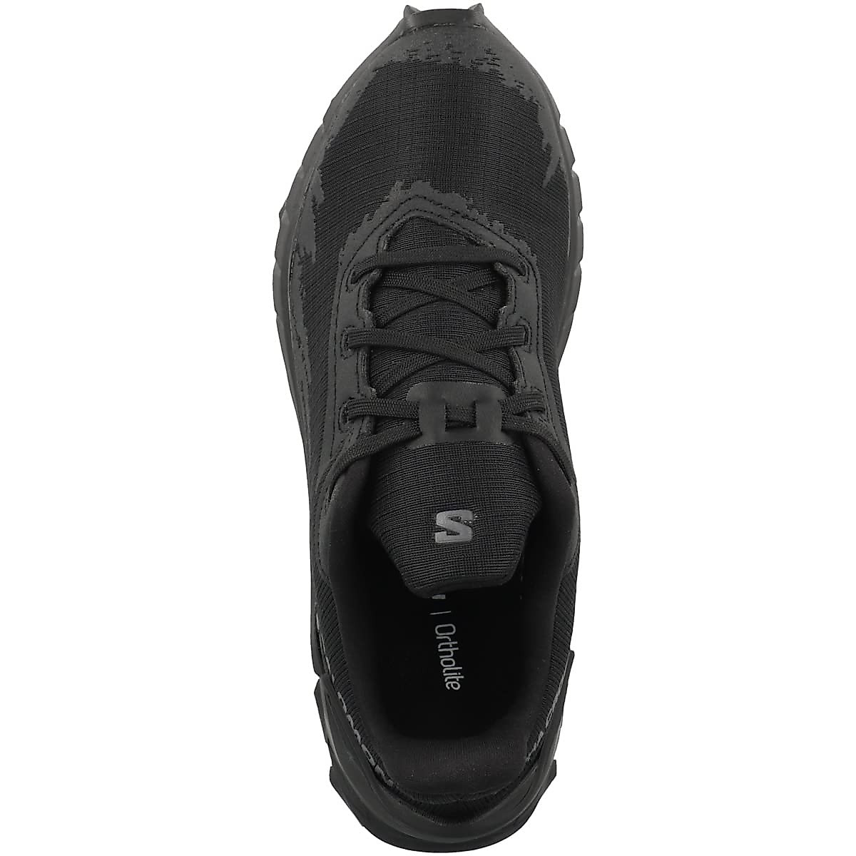 Salomon Women's ALPHACROSS 4 W Hiking Shoe, Black/Black/Black, 8.5