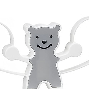 Bathroom Towel Rack, Hand Towel Bar Self Adhesive Wall Mounted Bathroom Towel Holder Kitchen Dishcloth Storage Rod, Towel Racks for Bathroom and Kitchen(Grey)