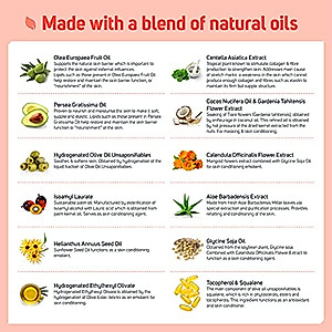 Care Science Stretch Marks + Scars Skin Care Body Oil, 5 OZ | For C Section Recovery, Scars, Stretch Marks, Hair, Aging, Dehydrated Skin | Natural Ingredients, Vitamin E Oil, Olive Oil, Coconut Oil