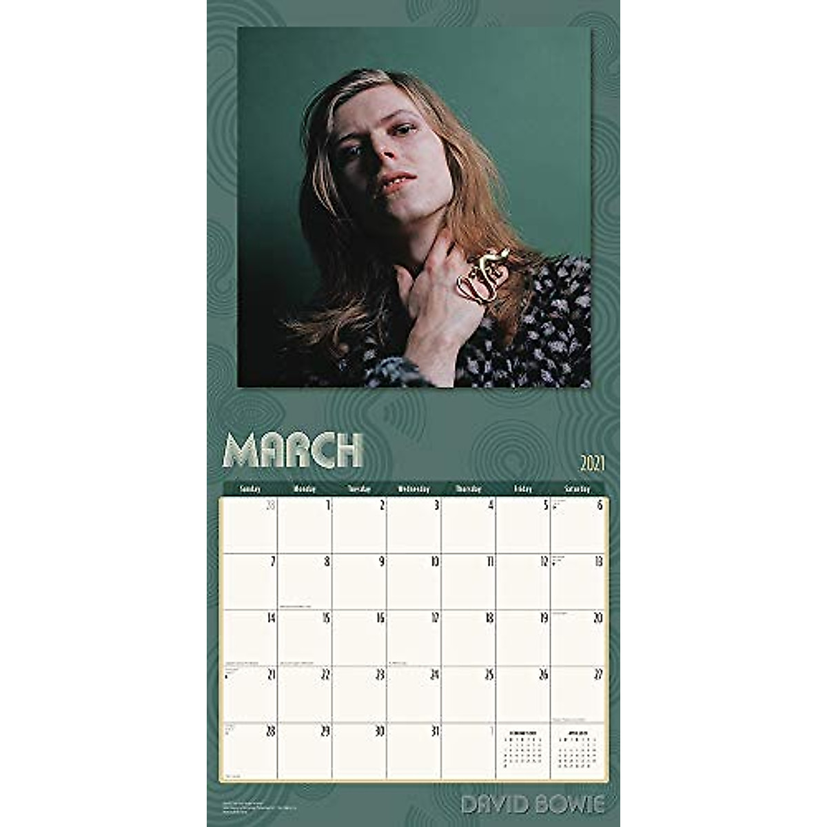 David Bowie 2021 Calendar