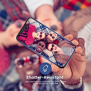 Mkeke Compatible for iPhone 13 Pro Max Screen Protector, Tempered Glass Screen Protector for iPhone 13 Pro Max with Camera Lens Protector 6.7 inch 3 Pack