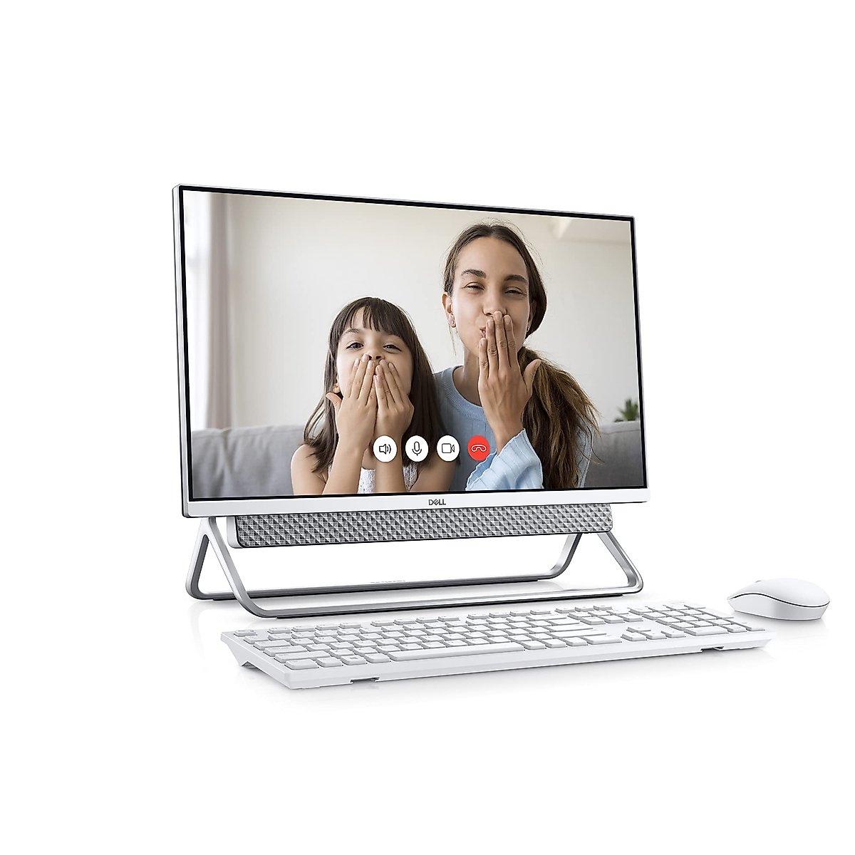 Dell Inspiron 5400 24-inch Touchscreen All in One Desktop - FHD (1920 x 1080) Display, Pop-Up Webcam, Intel Core i5-1135G7, 8GB DDR4 RAM, 512GB HDD, Intel Iris Xe Graphics, Windows 11 Home - Silver
