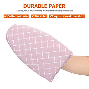 Zerodeko 2pcs Ironing Gloves Food Steamer Over The Door Ironing Board and Iron Holder Baking Gloves Mini Clothes Iron Garment Steaming Gloves Finger Button Sponge Household